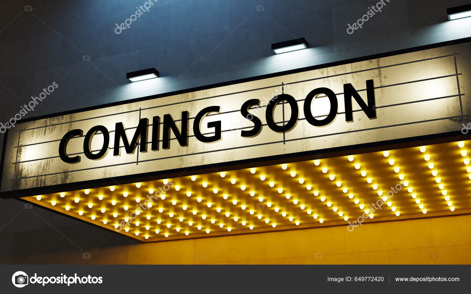 Coming Soon Movie Sign