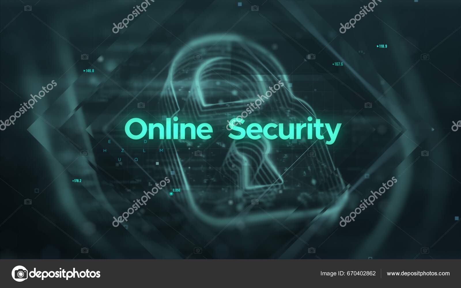 Agency Services Online Security Slogans Messages — Stock Photo ...