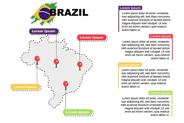 100,000 Overview of brazil map Vector Images | Depositphotos