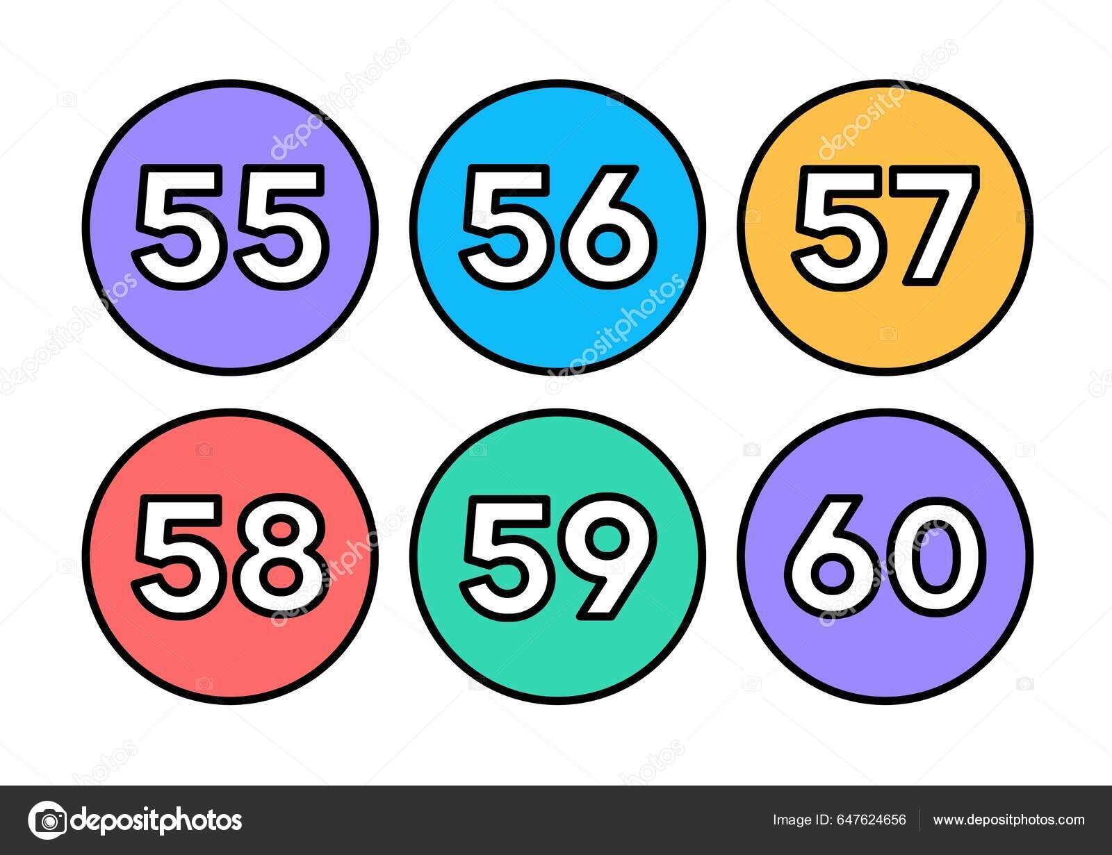 Colorful Numbers 100 Flashcards — Stock Photo © Meefox123@gmail.com ...