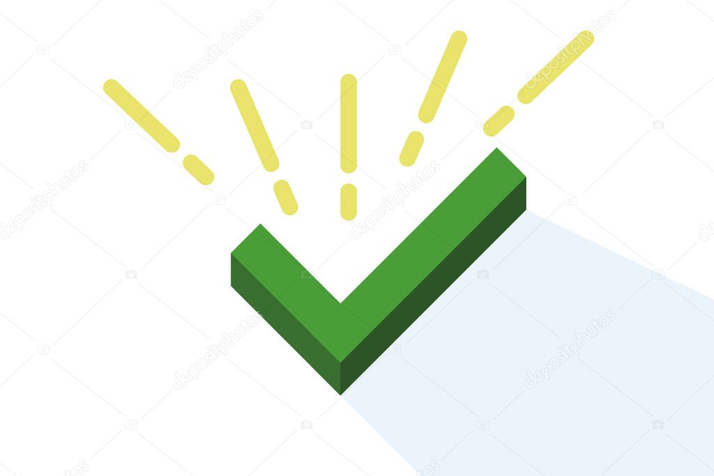 Concepto Tarea Completada Con Marca Verificación Mano Objetivo ...