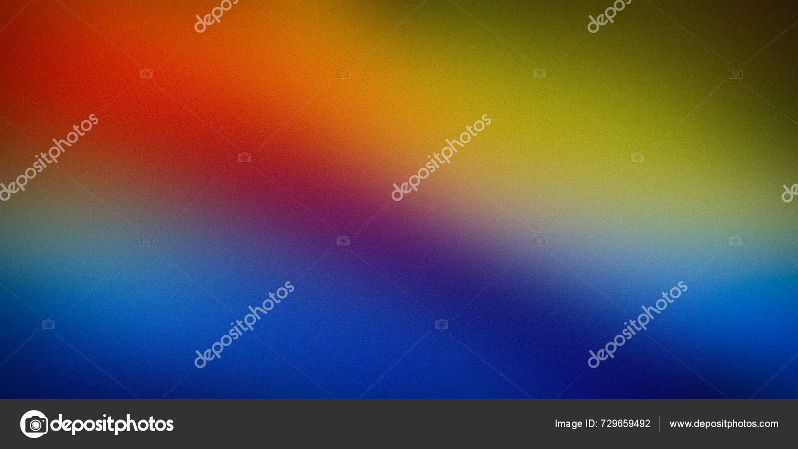 Gradient Background Featuring Rich Blend Red Yellow Purple Blue Shades ...