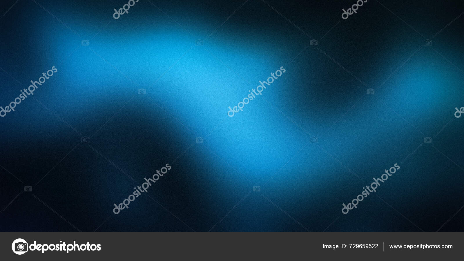 Deep Blue Gradient Background Fades Darker Shades Creating Calm Serene ...