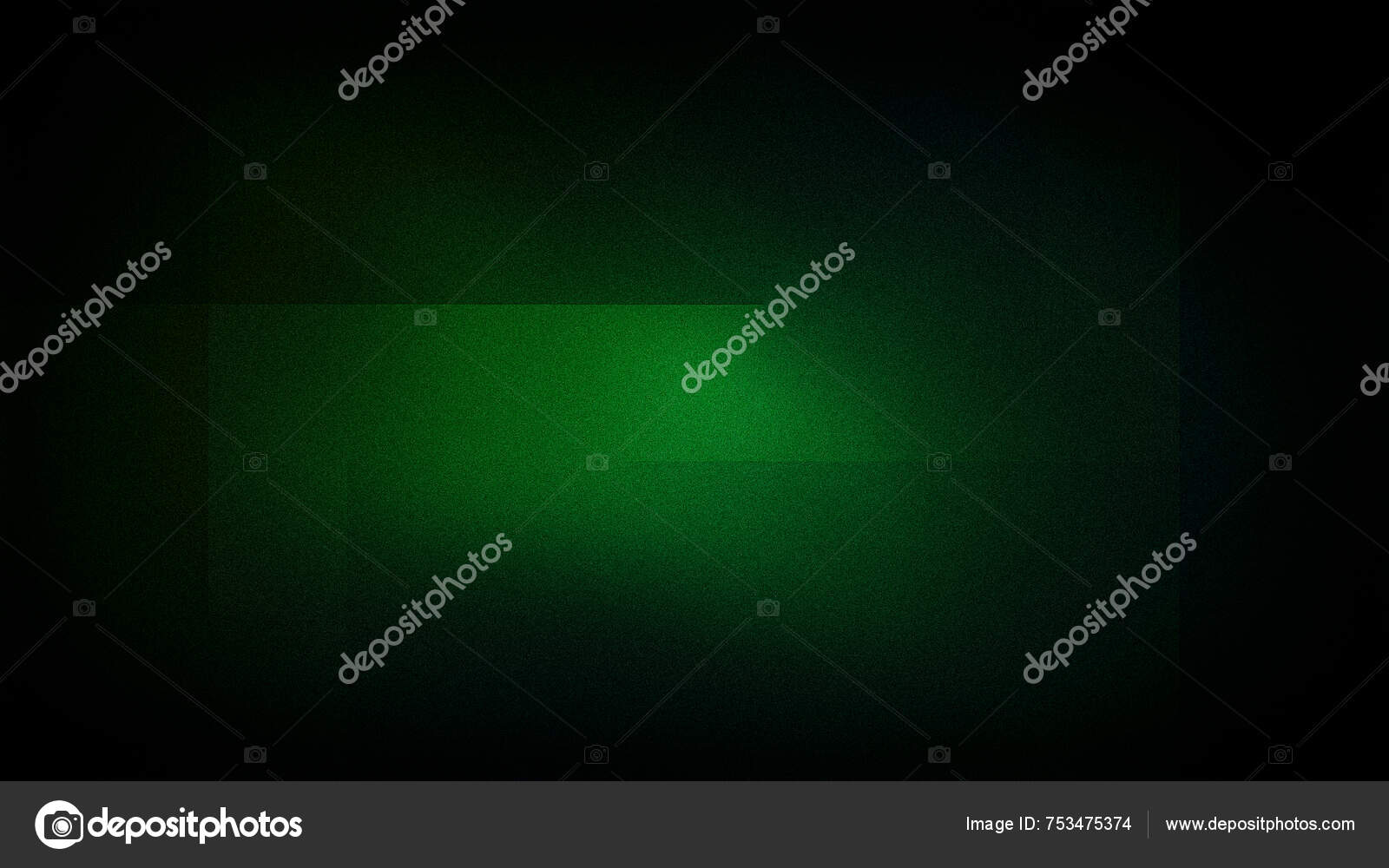 Deep Green Abstract Gradient Subtle Geometric Shapes Grainy Texture ...