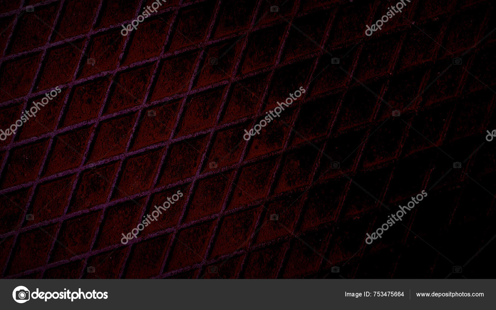 Dark Textured Background Red Black Grid Pattern Featuring Grainy ...