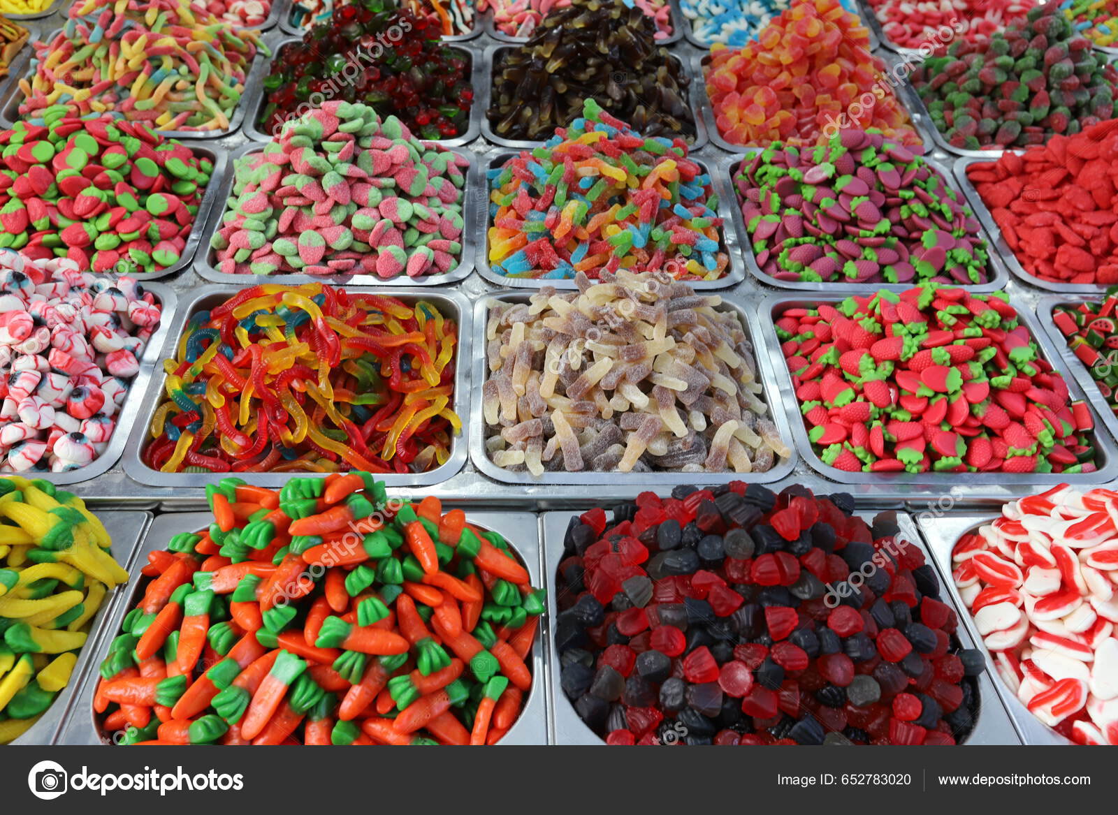 Oriental Sweets Candies Sold Bazaar Israel — Stock Photo © shimonbar ...