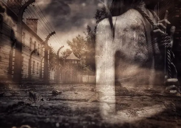 Auschwitz Camp Death Ghosts Tortured Prisoners Auschwitz Concentration ...