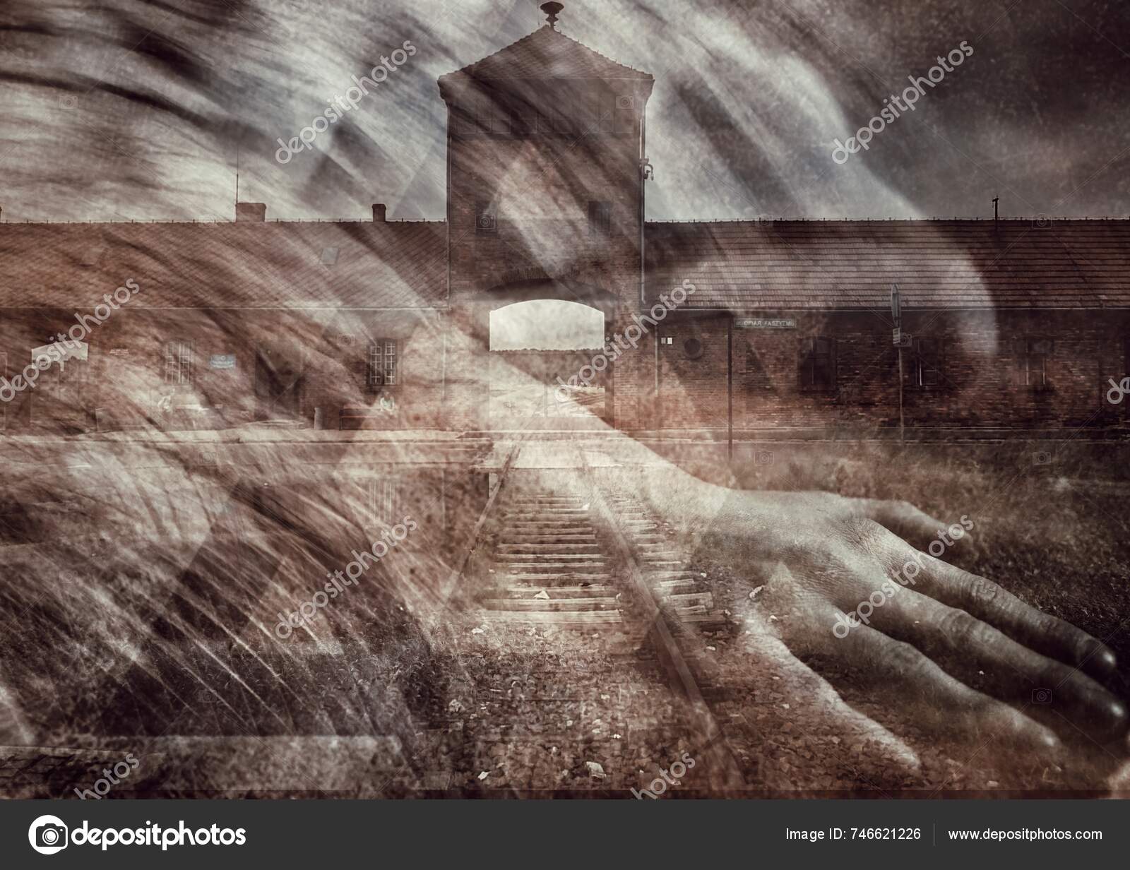 Auschwitz Camp Death Ghosts Tortured Prisoners Auschwitz Concentration ...