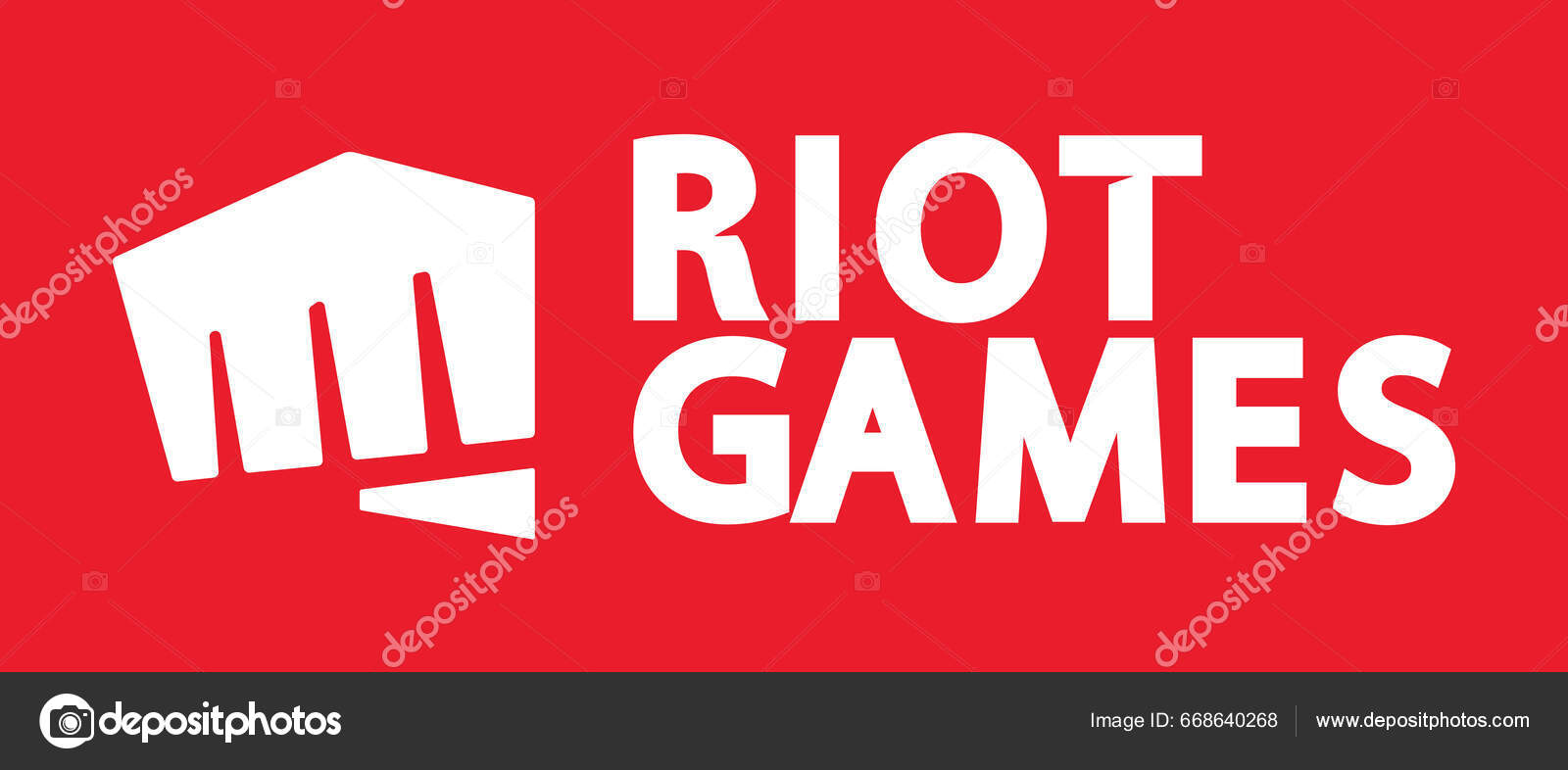 Riot Games Logo Taşıyıcısı Vector Riot Games Editoryel Vektör Logosu ...