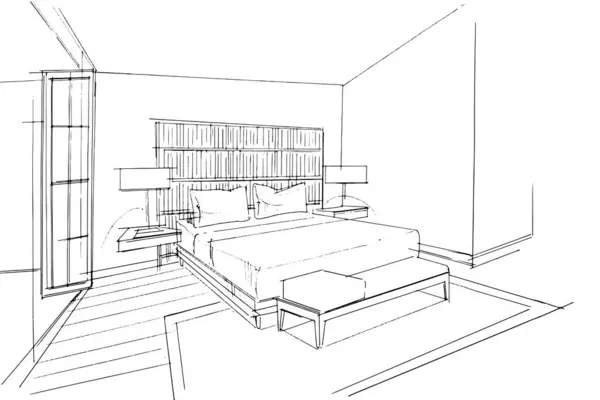 Dibujo recamara Imágenes Vectoriales, Gráfico Vectorial de Dibujo ...