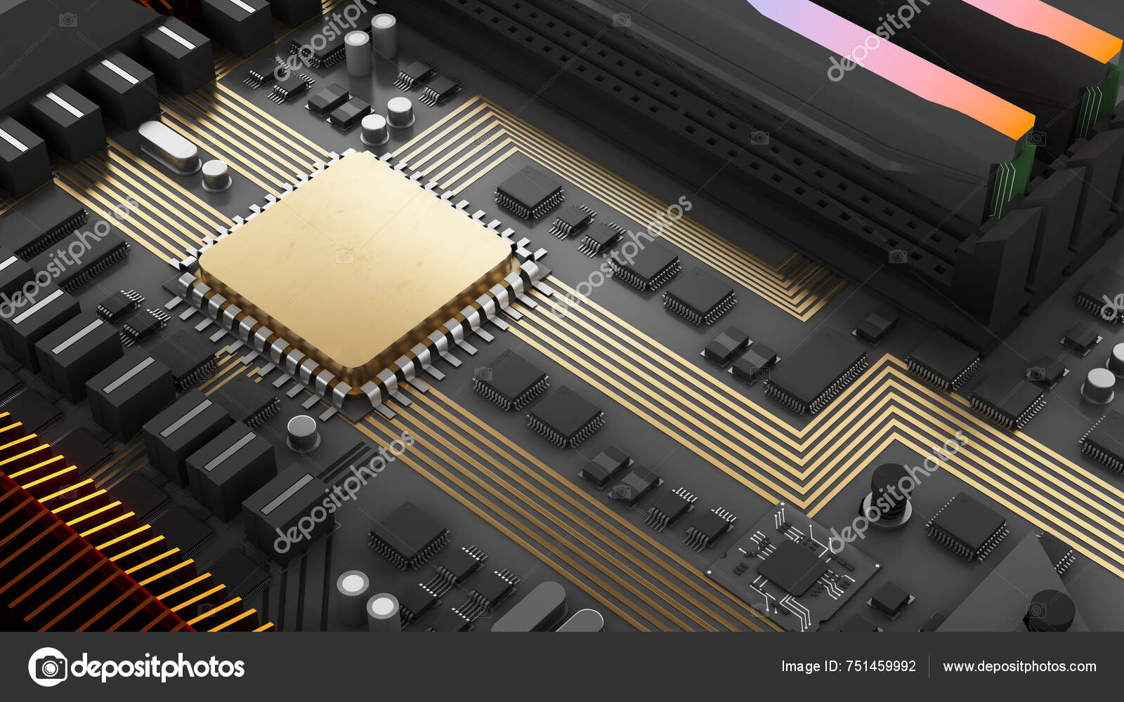 Image Central Processing Unit Working Processing Technology Computer Technology Workplace ...