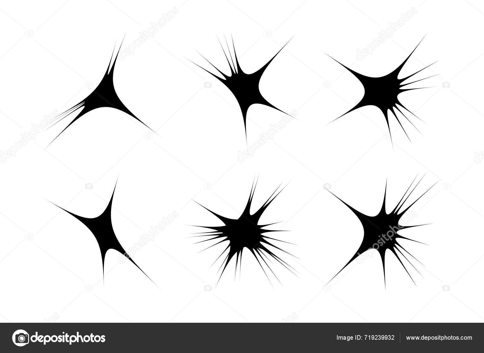 Símbolo Forma Chispa Abstracta Signo Pictograma Símbolo Ilustración ...