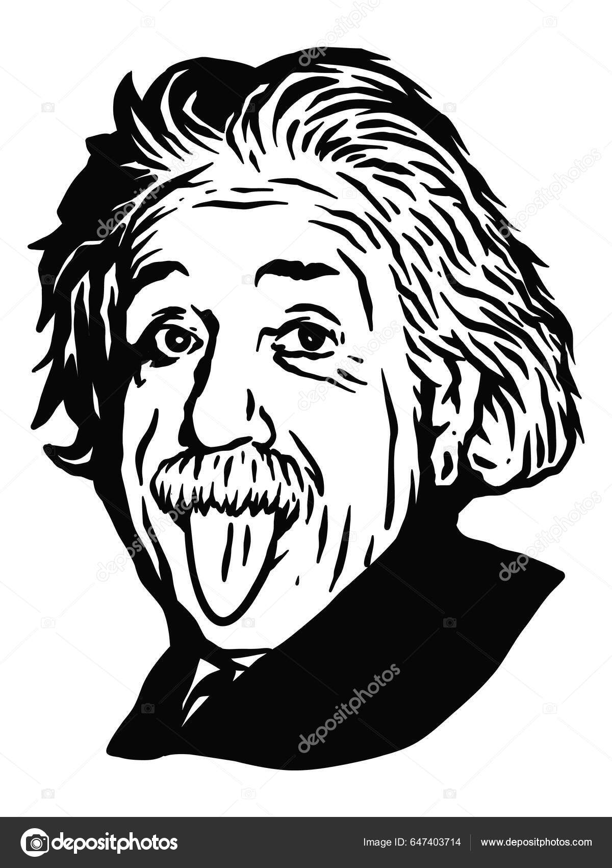 Portrait Albert Einstein Vector Illustration Stock Vector by ©Moster ... Portrait Albert Einstein Vector Illustration Stock Vector by ©Moster ...