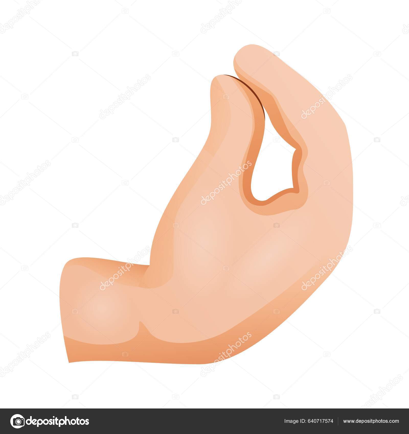 Emoji Hand Italian Gesture Gathered Fingers Stock Vector by ...