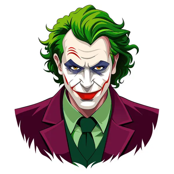 Joker dibujos animados Imágenes Vectoriales, Gráfico Vectorial de Joker ...