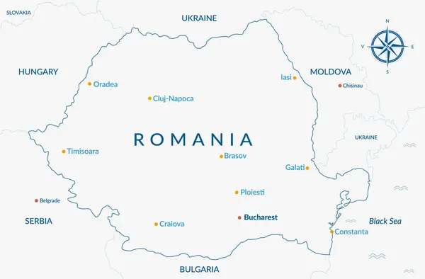 Romanya harita vektörler, vektör çizimler, vektörel grafik | Depositphotos