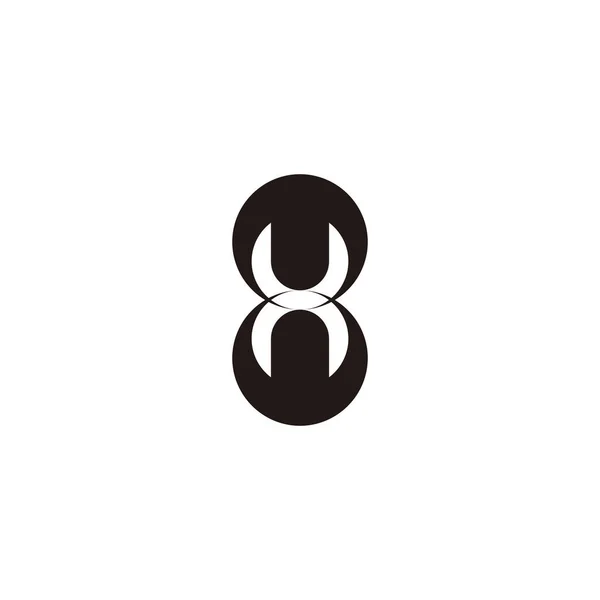 Number Combination Geometric Symbol Simple Logo Vector Stock Vector by ...