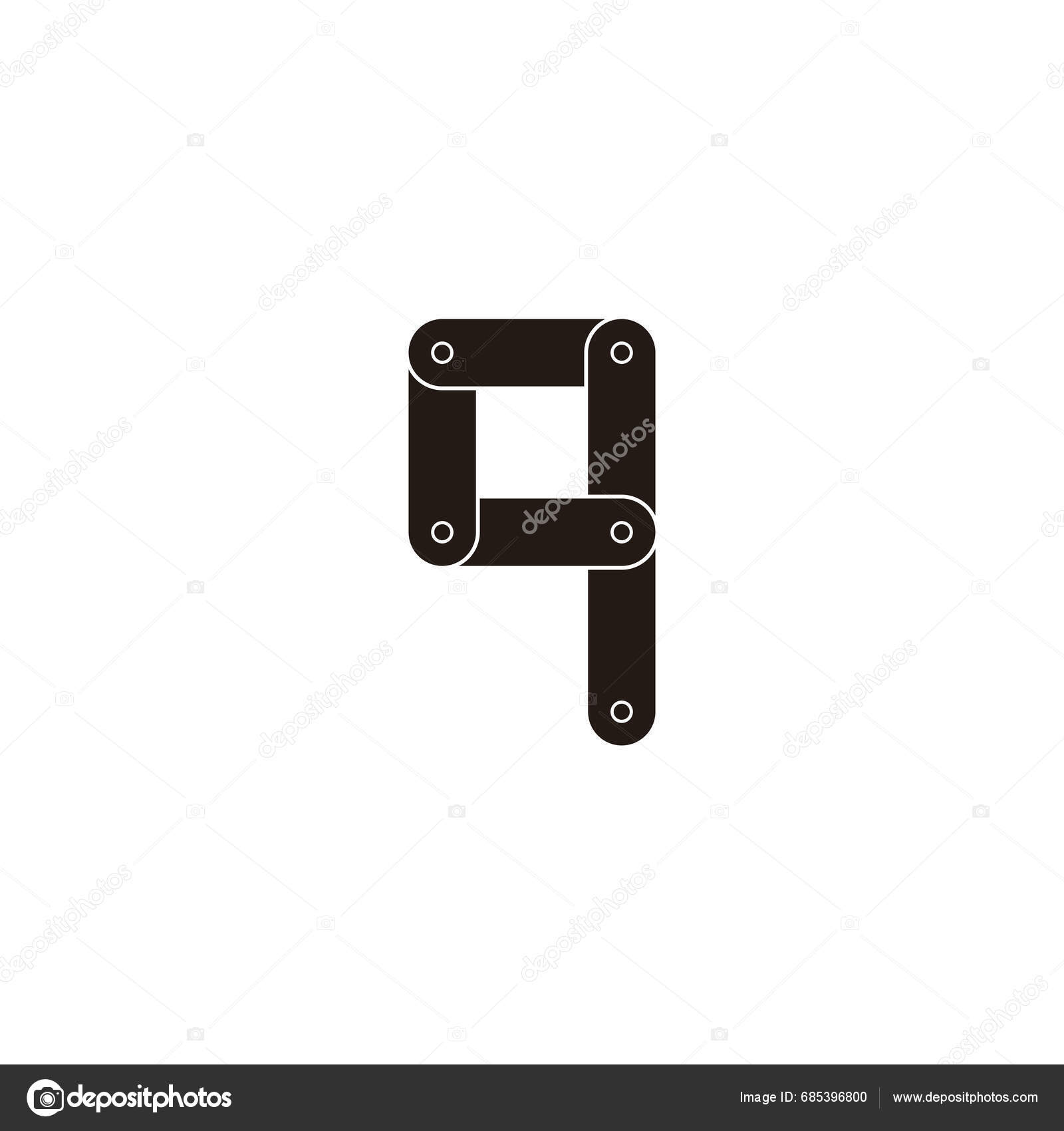 Letter Bot Tool Geometric Symbol Simple Logo Vector Stock Vector by ...