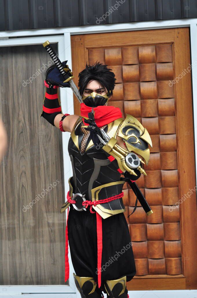 Yakarta, Indonesia - 29 de octubre de 2022: Retrato de Cosplayer como ...