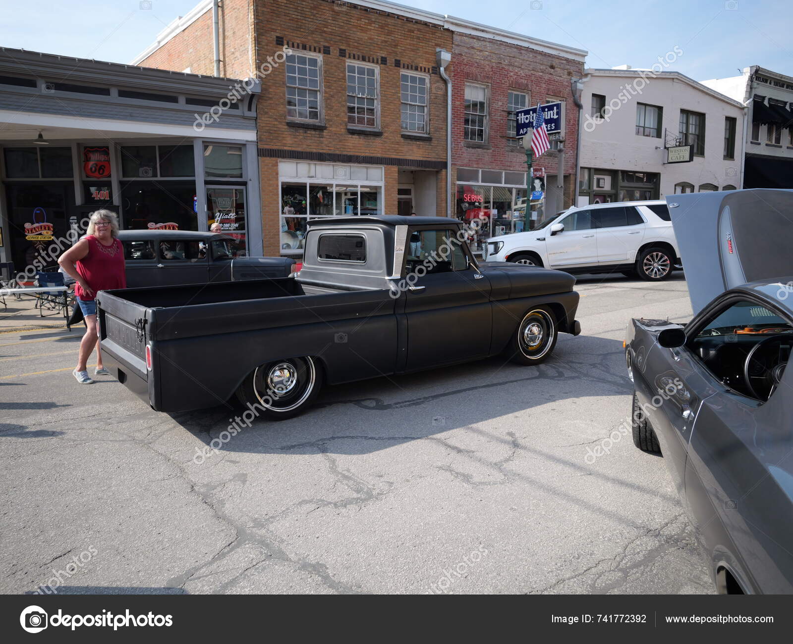 Weston Missouri August 2024 Main Street Historic Weston — Stock ...