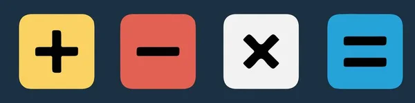 Simbol Matematika Dasar Dan Ikon Ditetapkan Simbol Matematika Sama ...