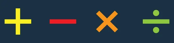 Simbol Matematika Dasar Dan Ikon Ditetapkan Simbol Matematika Sama ...