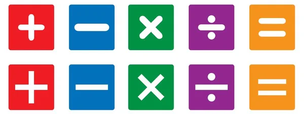 Simbol Matematika Dasar Dan Ikon Ditetapkan Simbol Matematika Sama ...