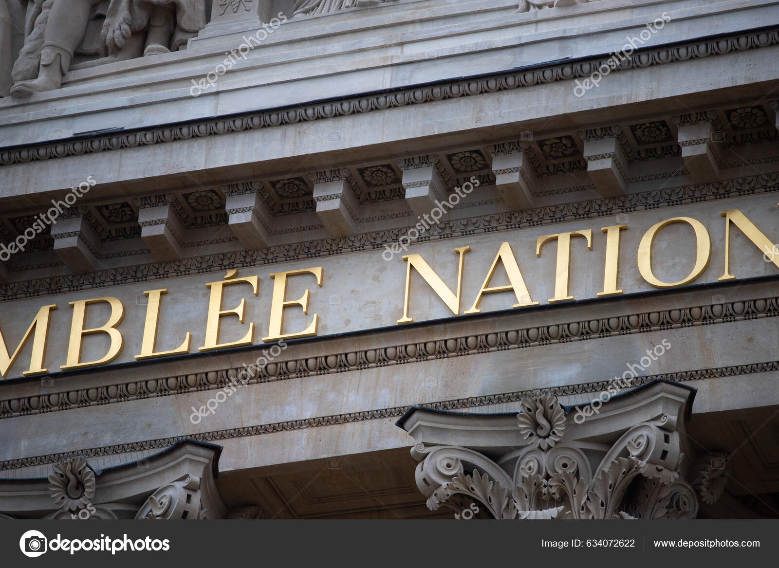 View National Assembly Paris Symbol French Politics — Stock Editorial ...