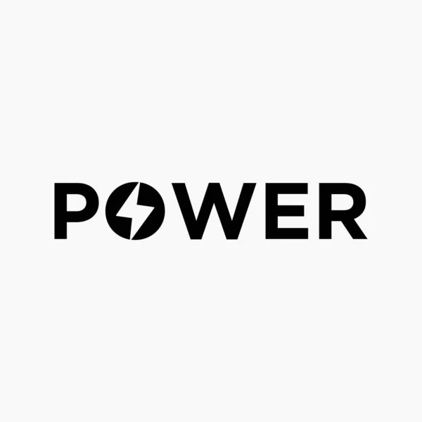 Power logo imágenes de stock de arte vectorial | Depositphotos