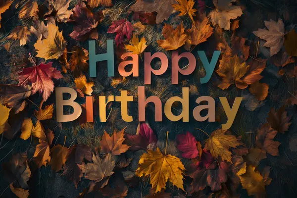 Happy birthday cuz fall images libres de droit, photos de Happy ...