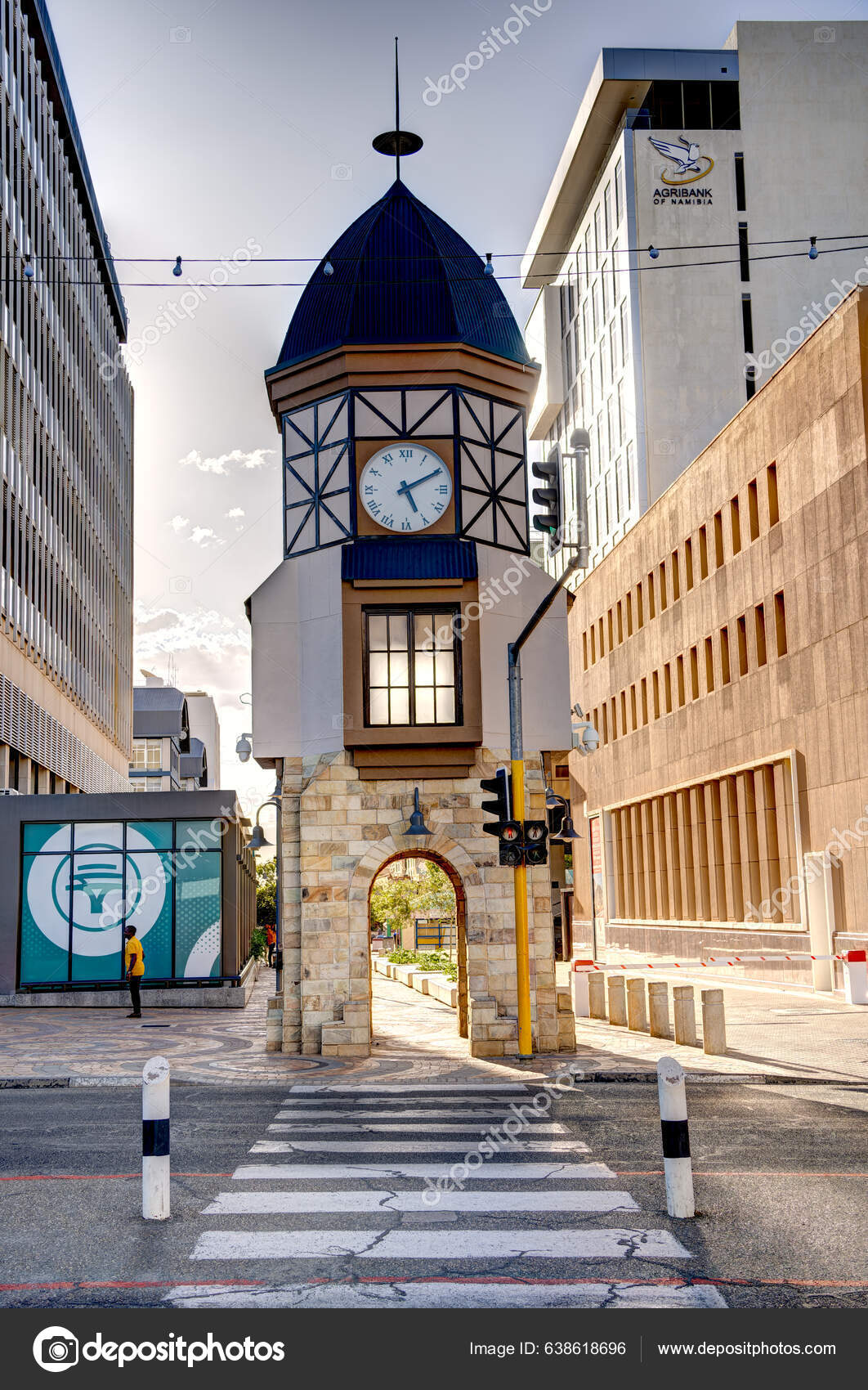 Windhoek Namibia January 2023 View Historical City Center Sunny Weather ...