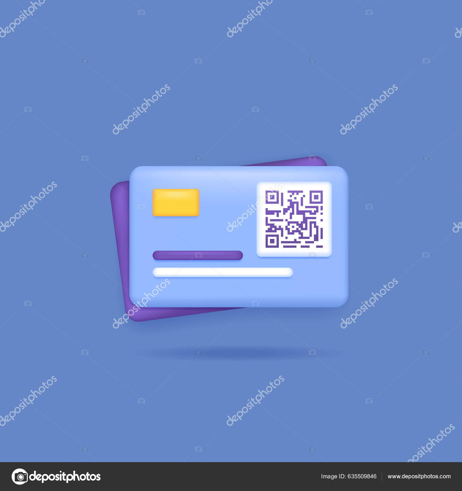 Symbol Icon Code Quick Response Code Atm Debit Card Concept Stock ...