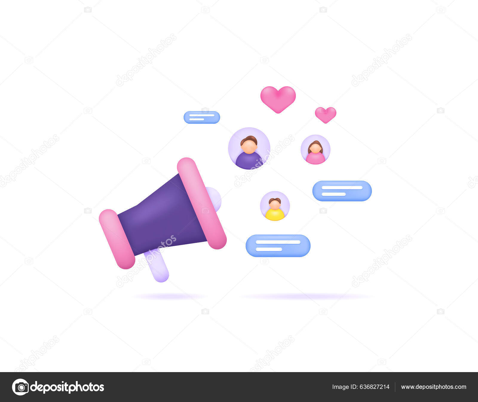 Concept Public Relations Digital Marketing Promotions Announcements ...