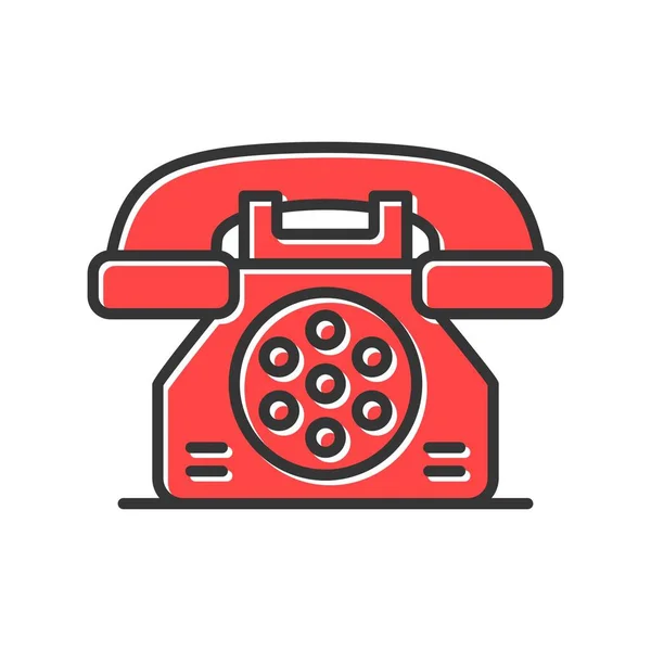 Red Telephone Icon