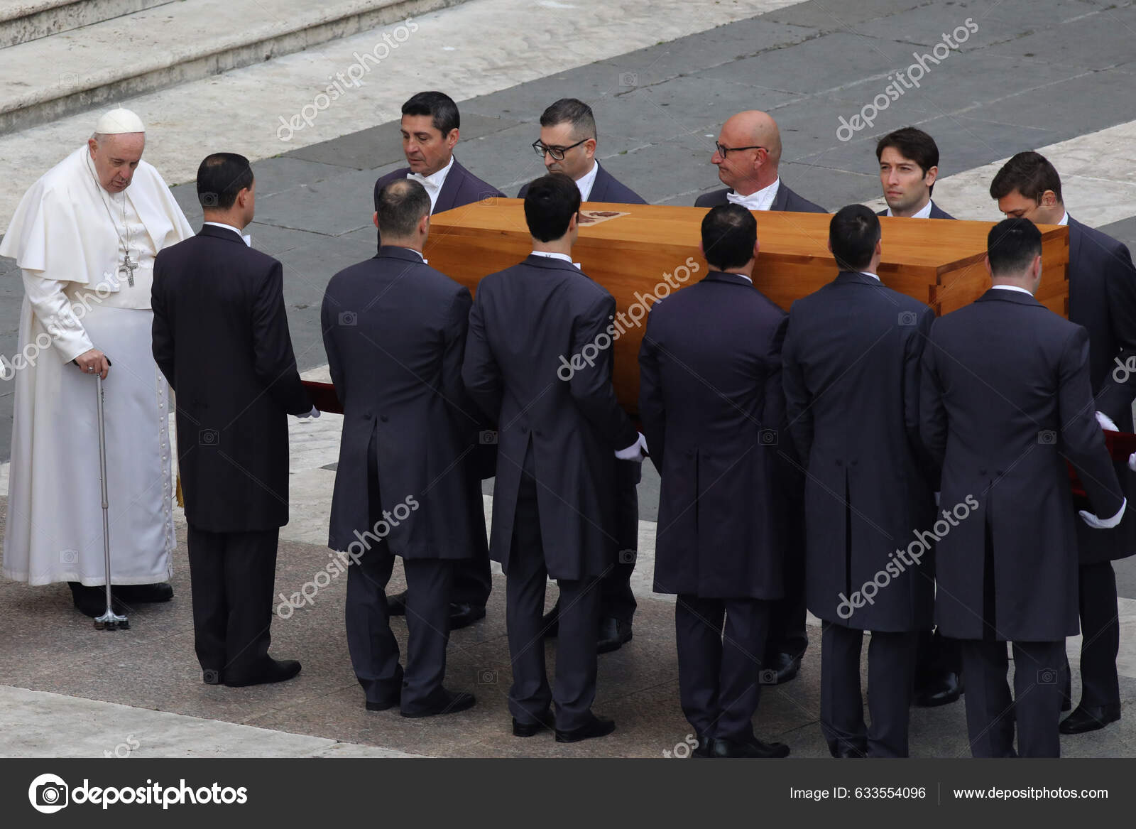 Rom Italien 2023 Påven Franciskus Sankt Peterskyrkan Vatikanen Firar ...