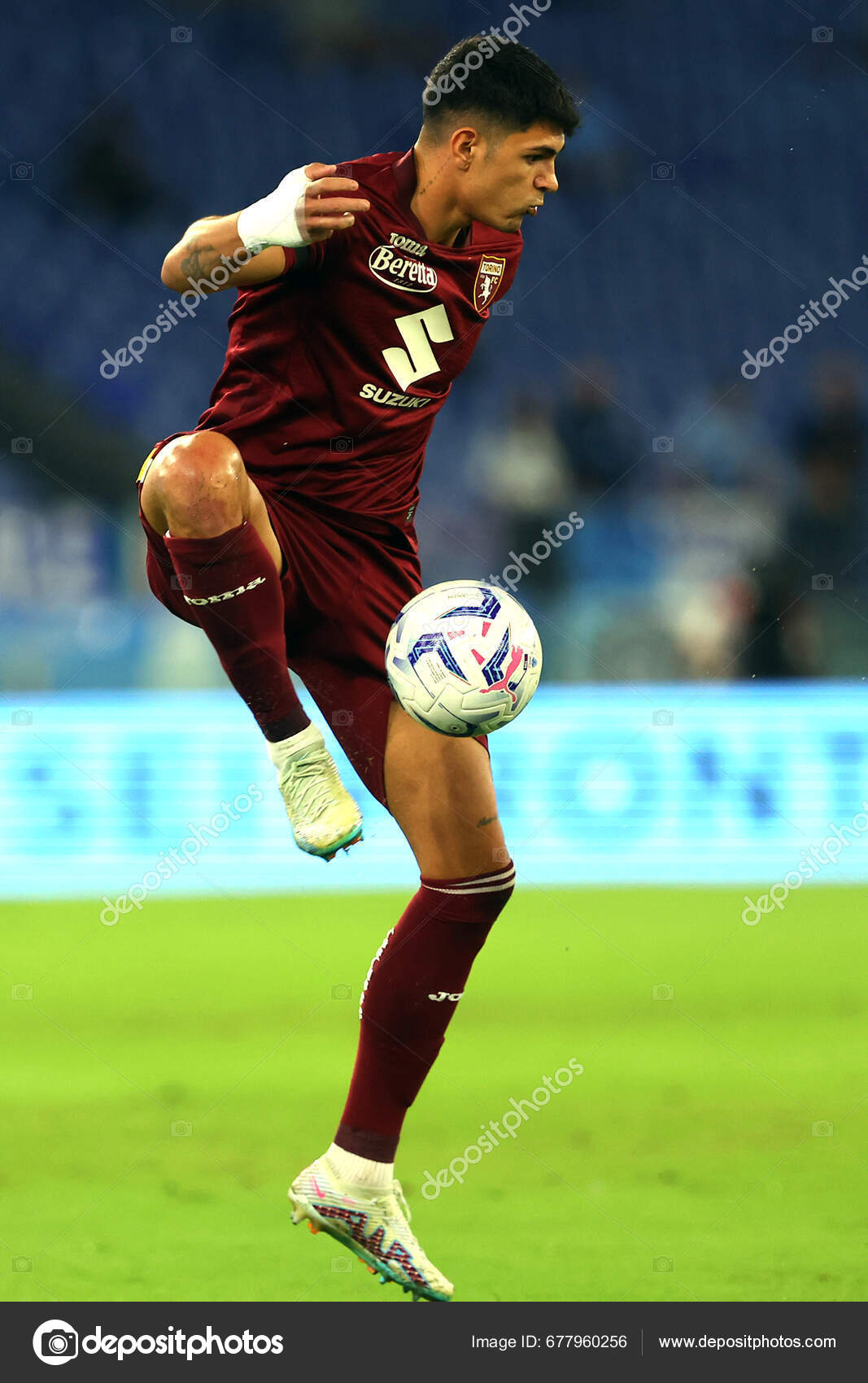 Rome Italy 2023 Bellanova Torino Action Italy Serie Tim 2023 – Stock ...