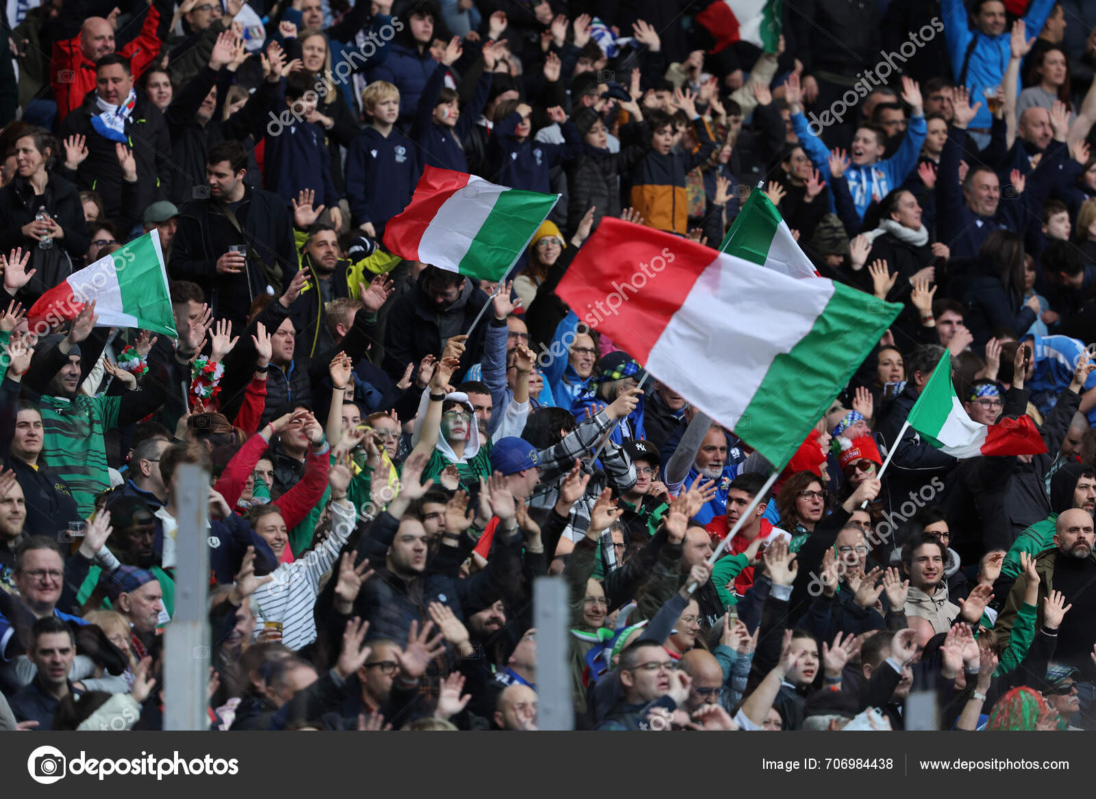 Rome Italy 2024 Guinness Six Nations 2024 Tournament Match Italy ...