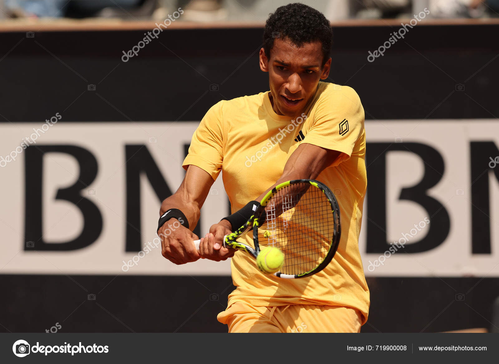 意大利罗马 2024 Auger Aliassime Can Minaur Aus 在罗马大看台竞技场举行的男子1000人网球公开赛 ...