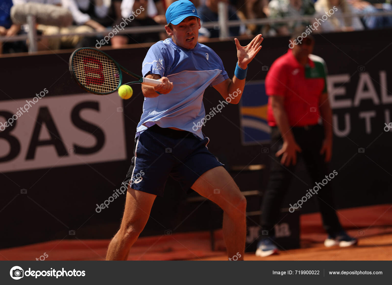 意大利罗马 2024 Auger Aliassime Can Minaur Aus 在罗马大看台竞技场举行的男子1000人网球公开赛 ...