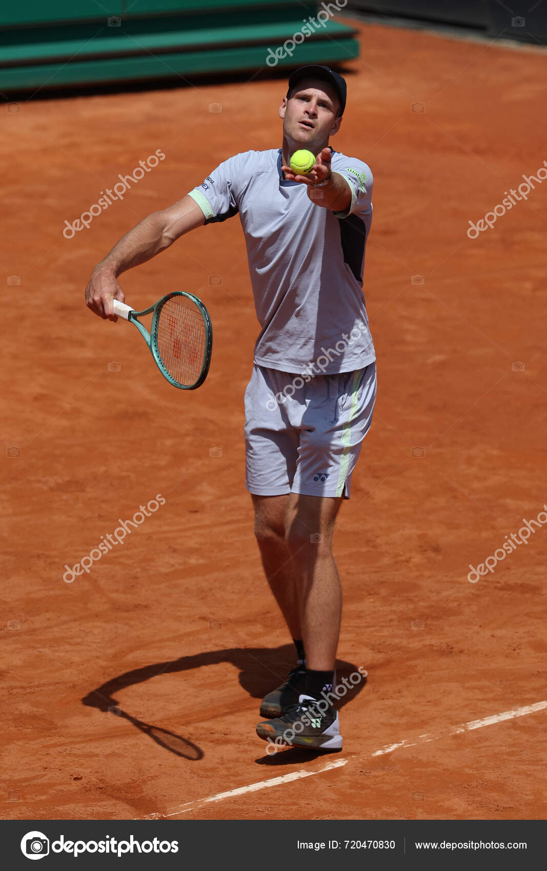 Rome Italy 2024 Hurkacz Tommy Paul Usa Internazionali Bnl 2024 — Stock ...