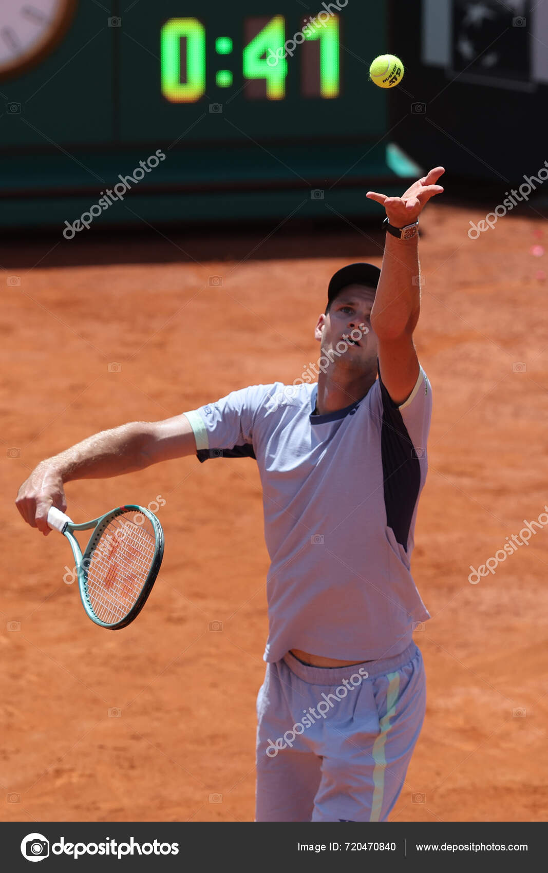 Rome Italy 2024 Hurkacz Tommy Paul Usa Internazionali Bnl 2024 — Stock ...