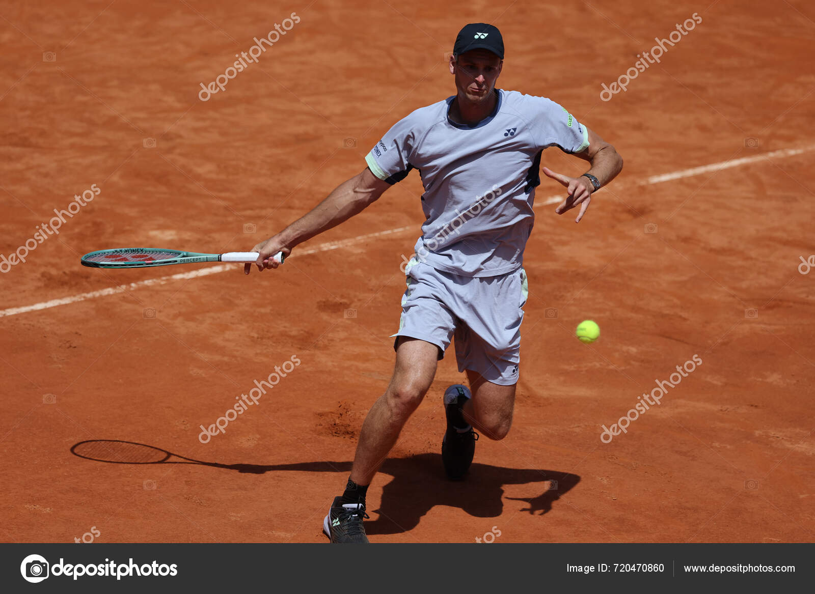 Rome Italy 2024 Hurkacz Tommy Paul Usa Internazionali Bnl 2024 — Stock ...