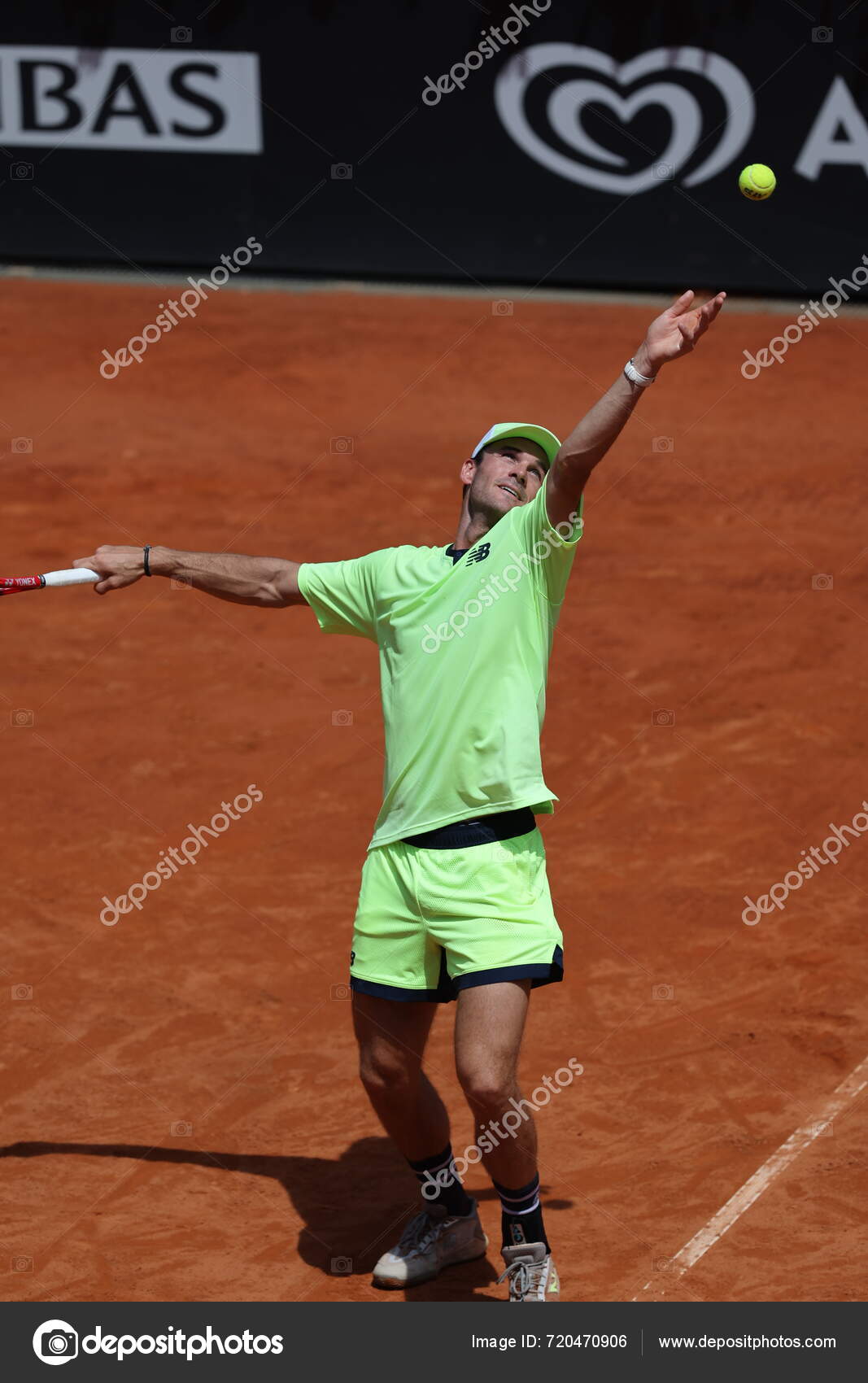 Rome Italy 2024 Hurkacz Tommy Paul Usa Internazionali Bnl 2024 — Stock ...