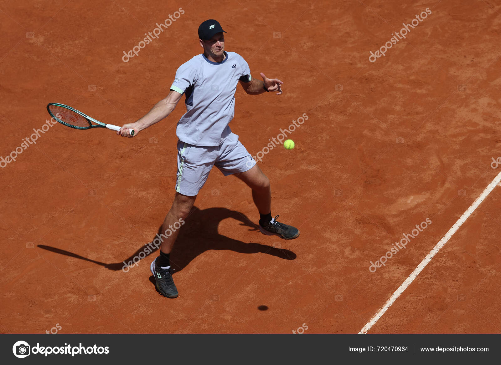 Rome Italy 2024 Hurkacz Tommy Paul Usa Internazionali Bnl 2024 — Stock ...