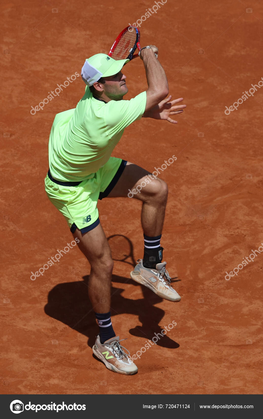 Rome Italy 2024 Hurkacz Tommy Paul Usa Internazionali Bnl 2024 — Stock ...