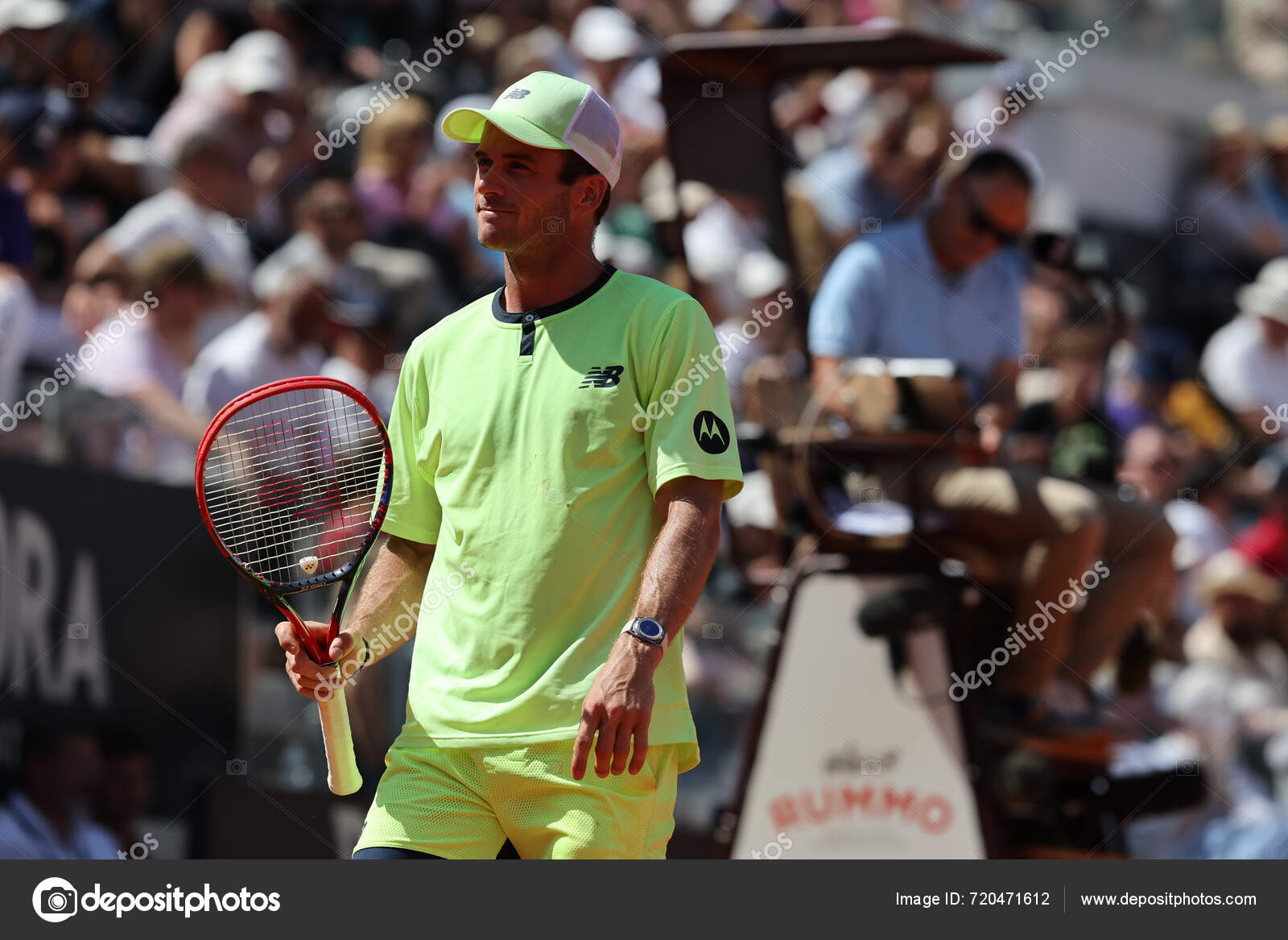 Rome Italy 2024 Hurkacz Tommy Paul Usa Internazionali Bnl 2024 — Stock ...