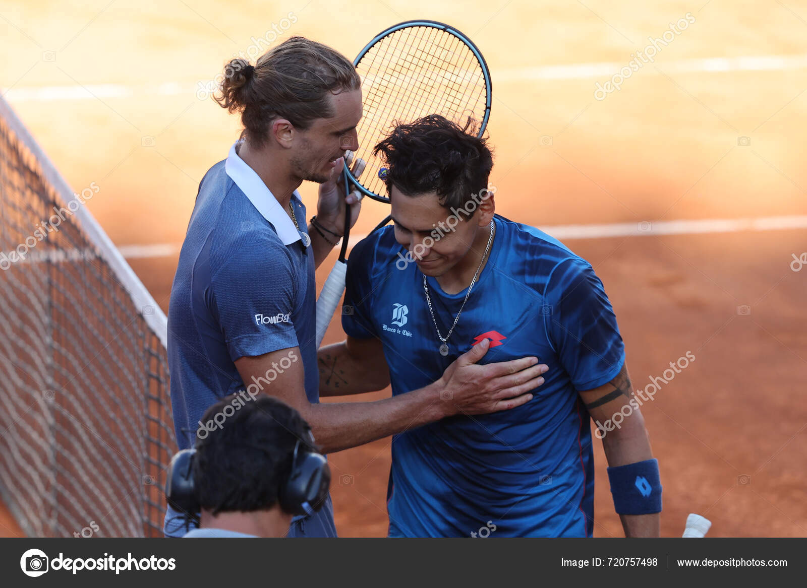Rome Italy 2024 Alejandro Tabilo Chile Alexander Zverev Germany ...