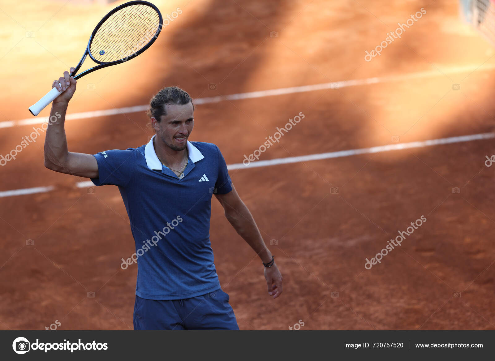 Rome Italy 2024 Alejandro Tabilo Chile Alexander Zverev Germany ...
