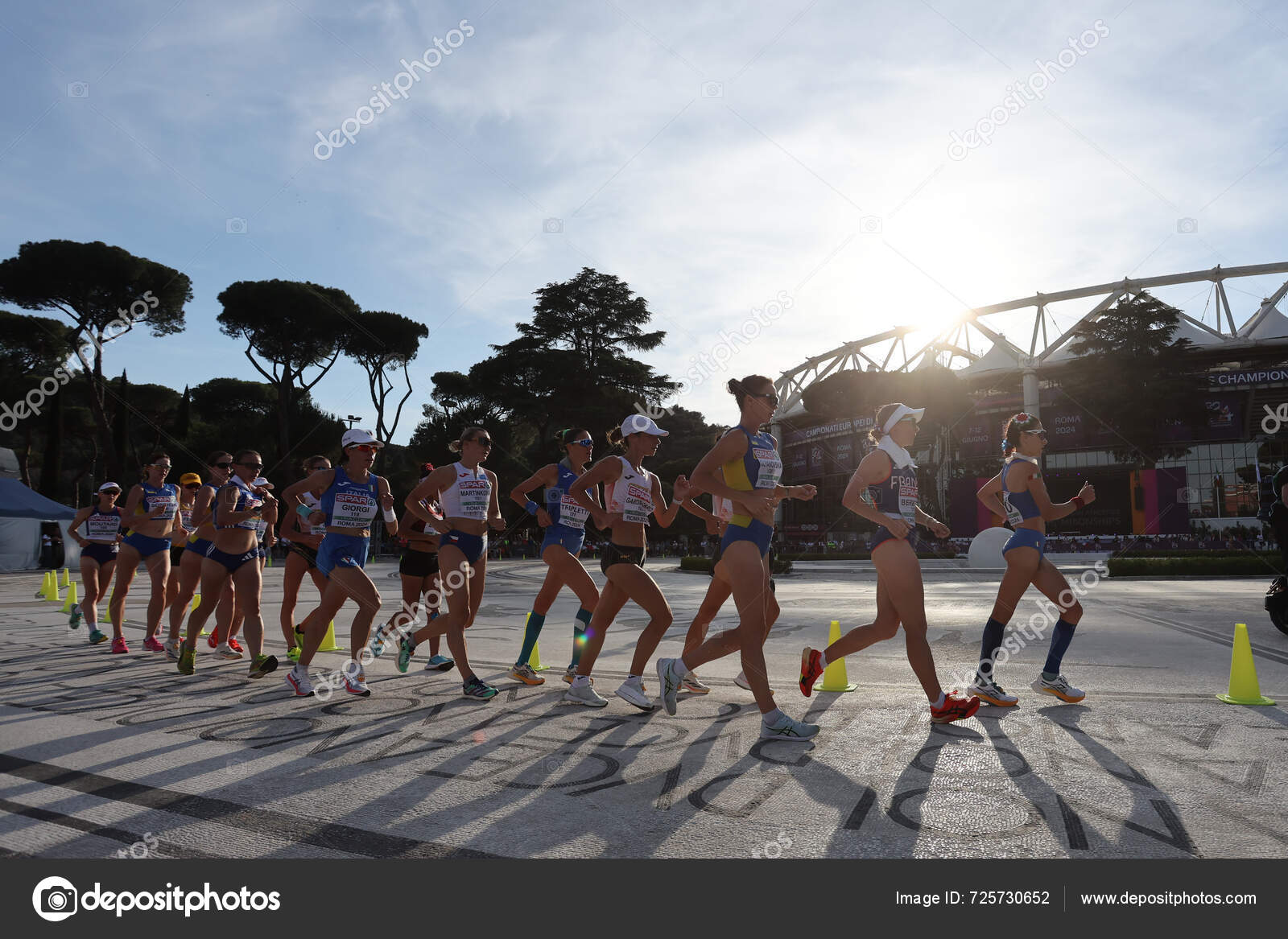 Rome Italy 2024 Race Walw Woman European Athletics Championships 2024 ...