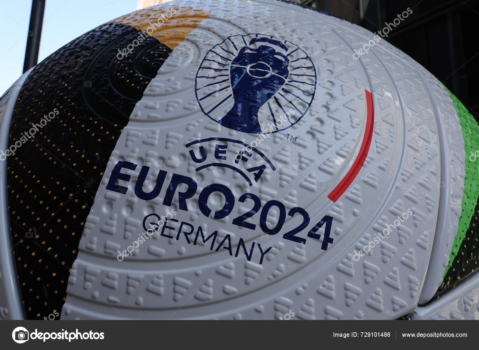 Leipzig Germany 2024 Official Ball Uefa Euro 2024 Group Stage — Stock ...